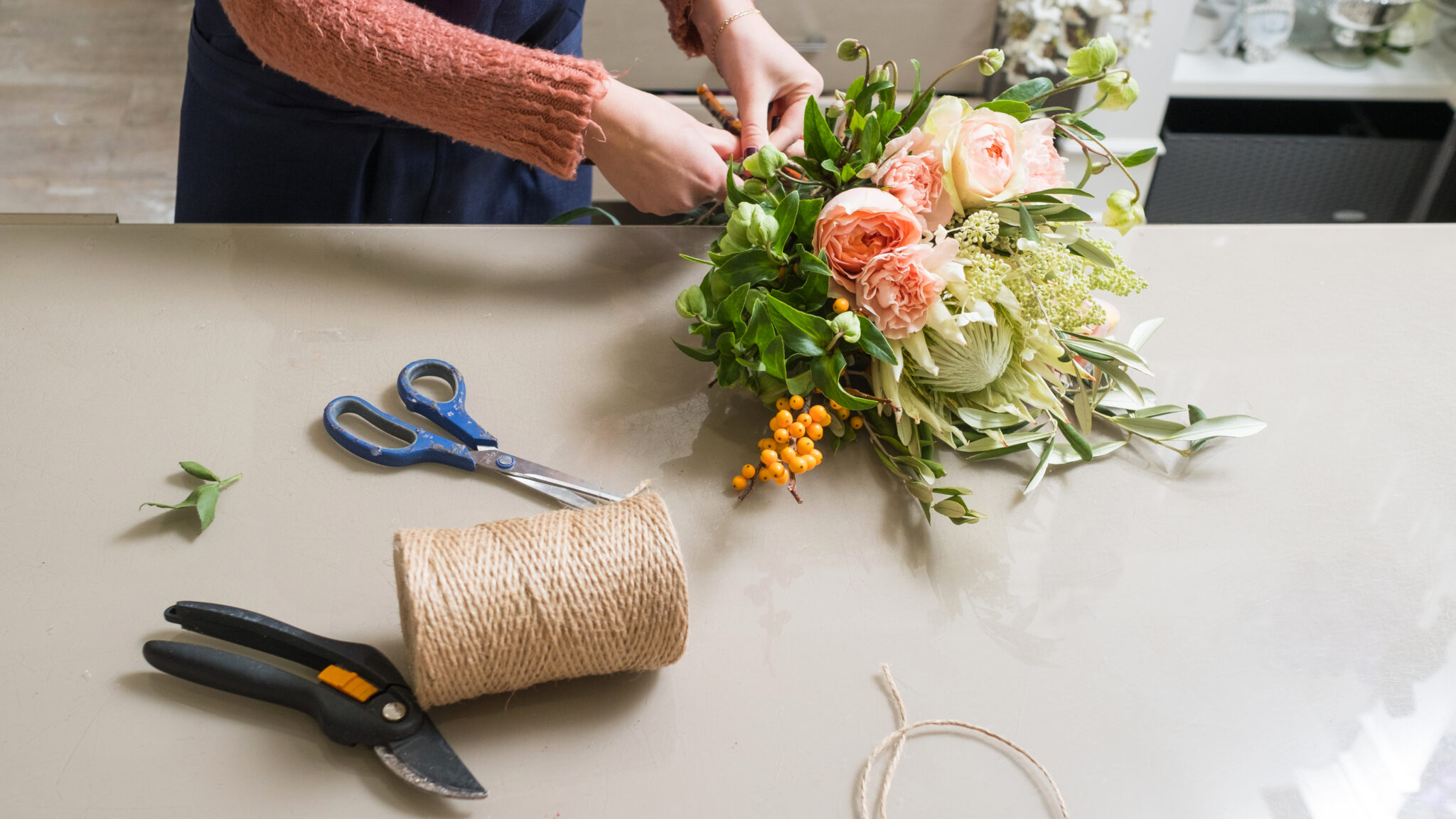 Flower Shop Bouquet - How to Make Your Own - Living Out Joy